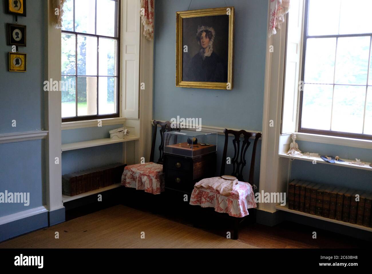 Interior of Monticello, home of Thomas Jefferson Stock Photo - Alamy