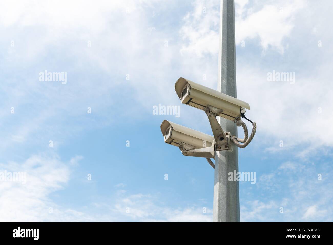 Security camera on light pole hi-res stock photography and images - Alamy