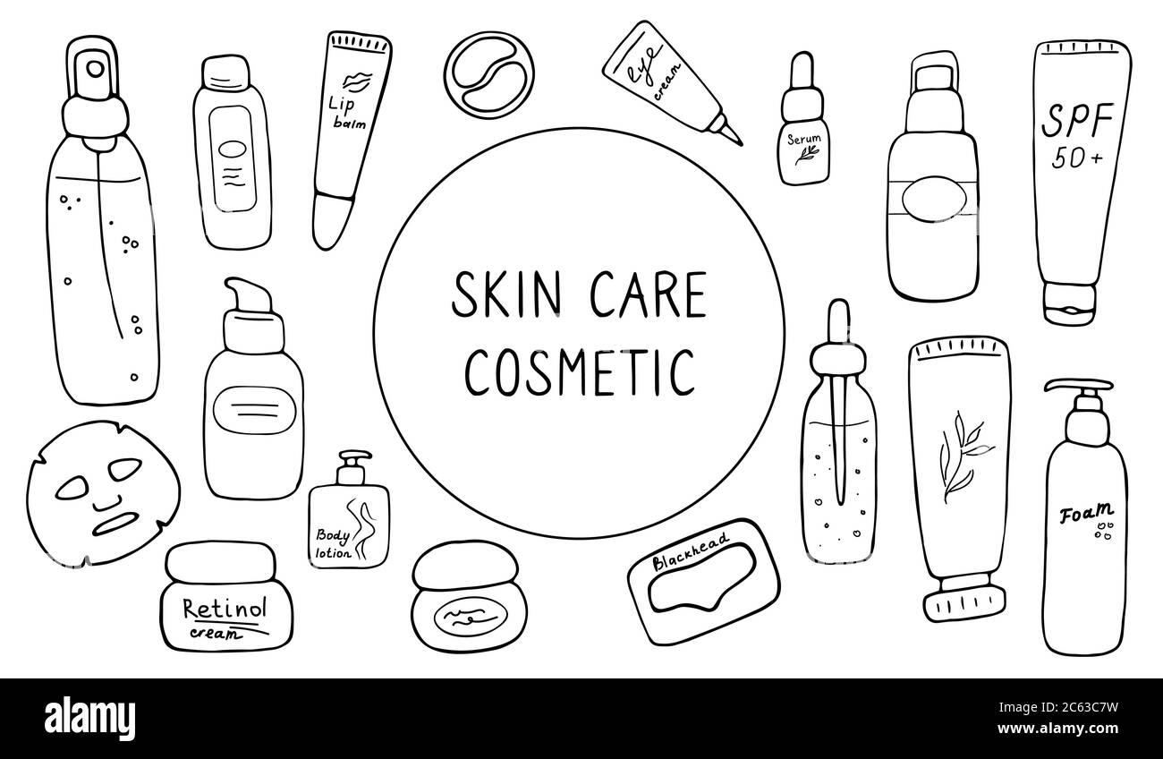 Cosmetics Products Drawing