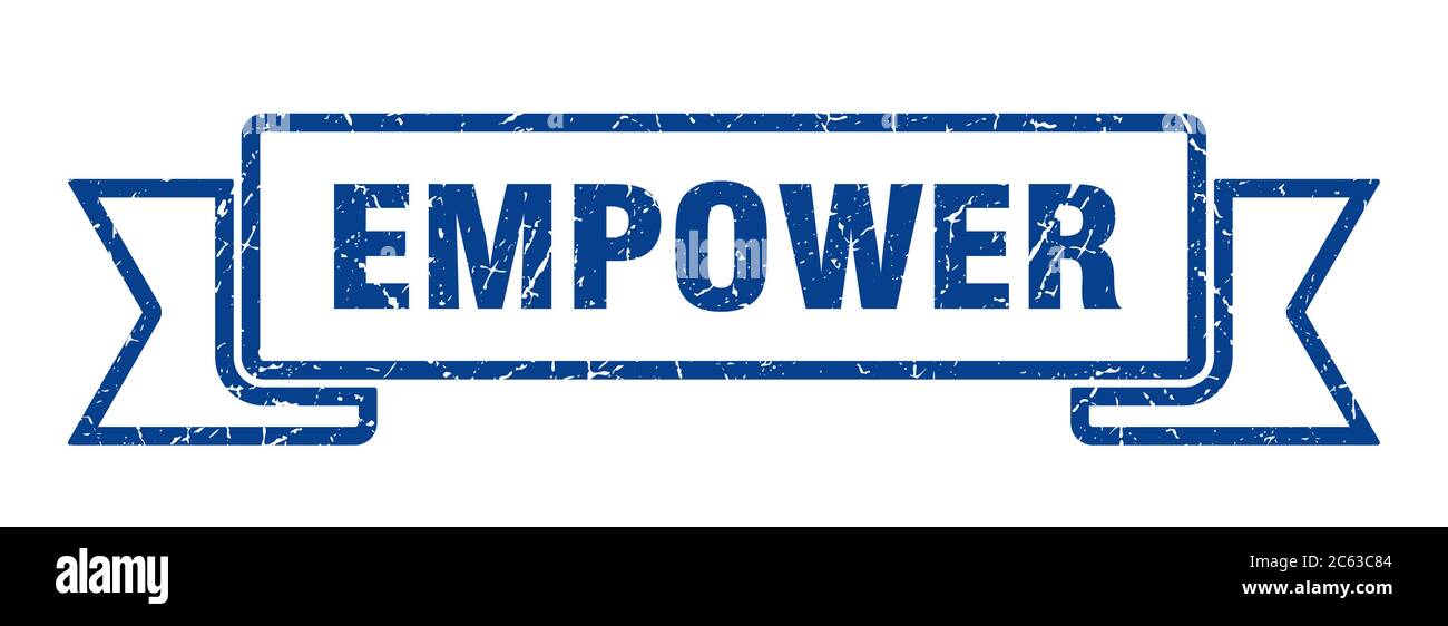 empower ribbon. empower grunge band sign. empower banner Stock Vector ...