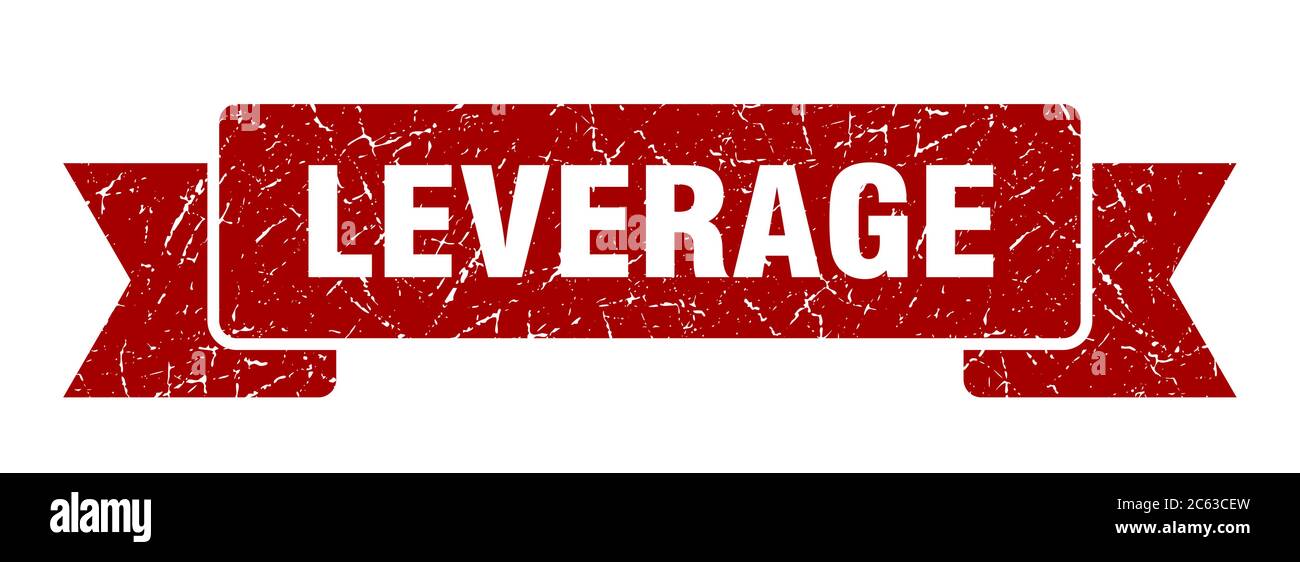 leverage ribbon. leverage grunge band sign. leverage banner Stock ...