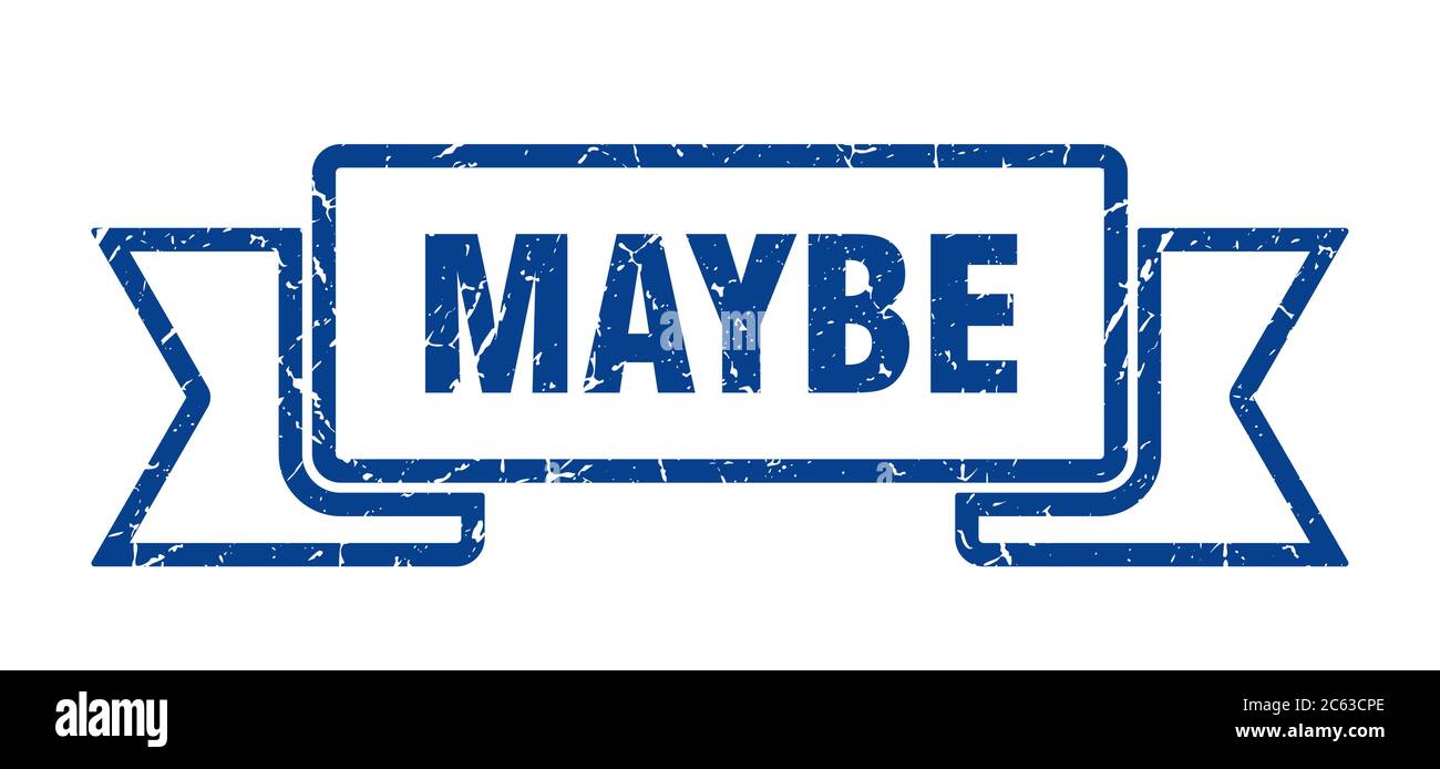 maybe ribbon. maybe grunge band sign. maybe banner Stock Vector Image ...