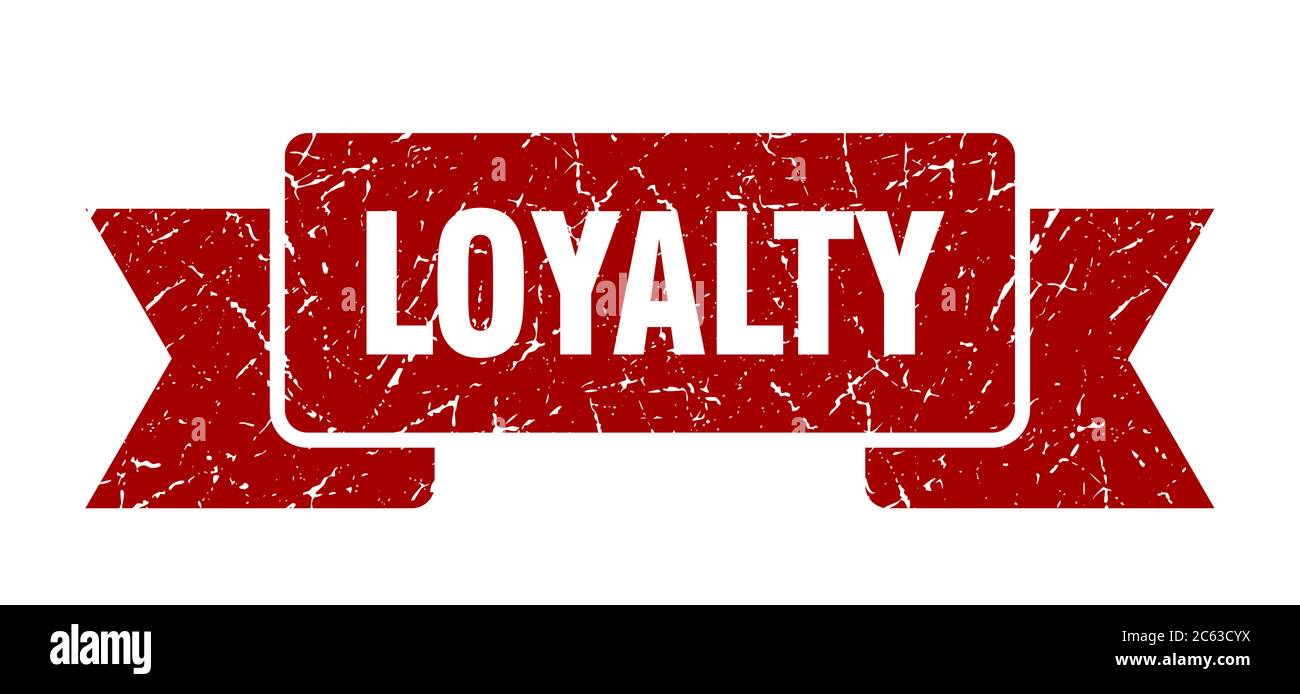 loyalty ribbon. loyalty grunge band sign. loyalty banner Stock Vector ...