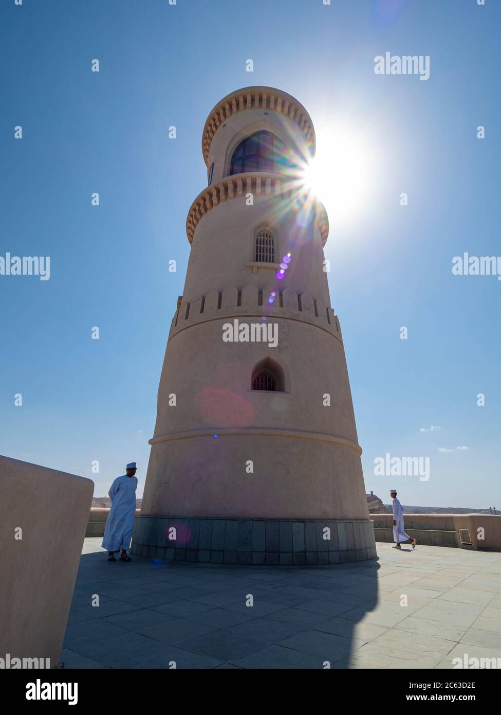Lighthouse in the harbor city of Sur, Sultanate of Oman Stock Photo - Alamy