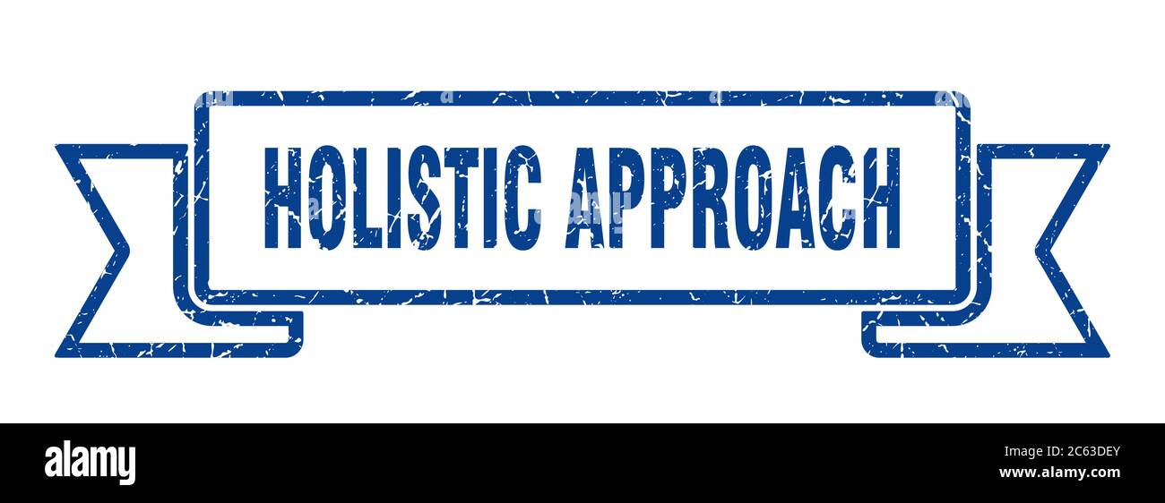 holistic approach ribbon. holistic approach grunge band sign. holistic ...
