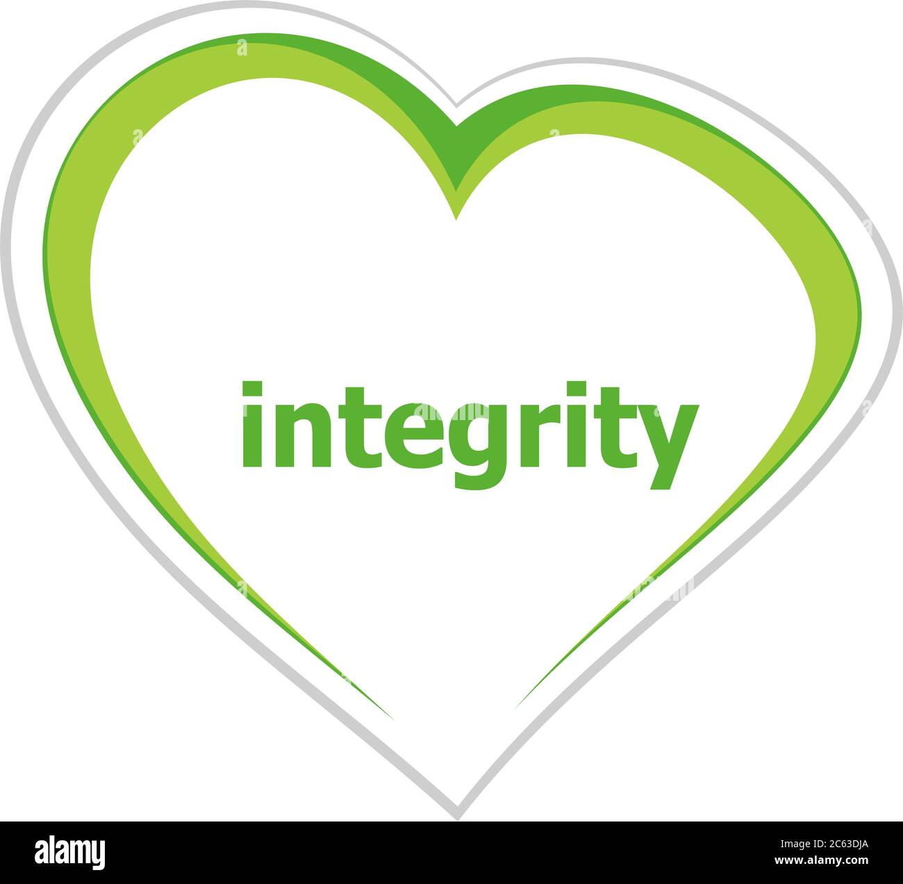 Integrity icon Cut Out Stock Images & Pictures - Alamy