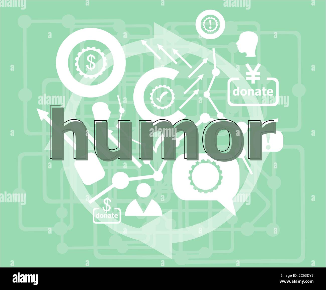 Text Humor. Holiday concept . Infographic template. Flat design web ...