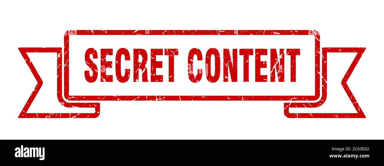 Secret content banner template hi-res stock photography and images - Alamy