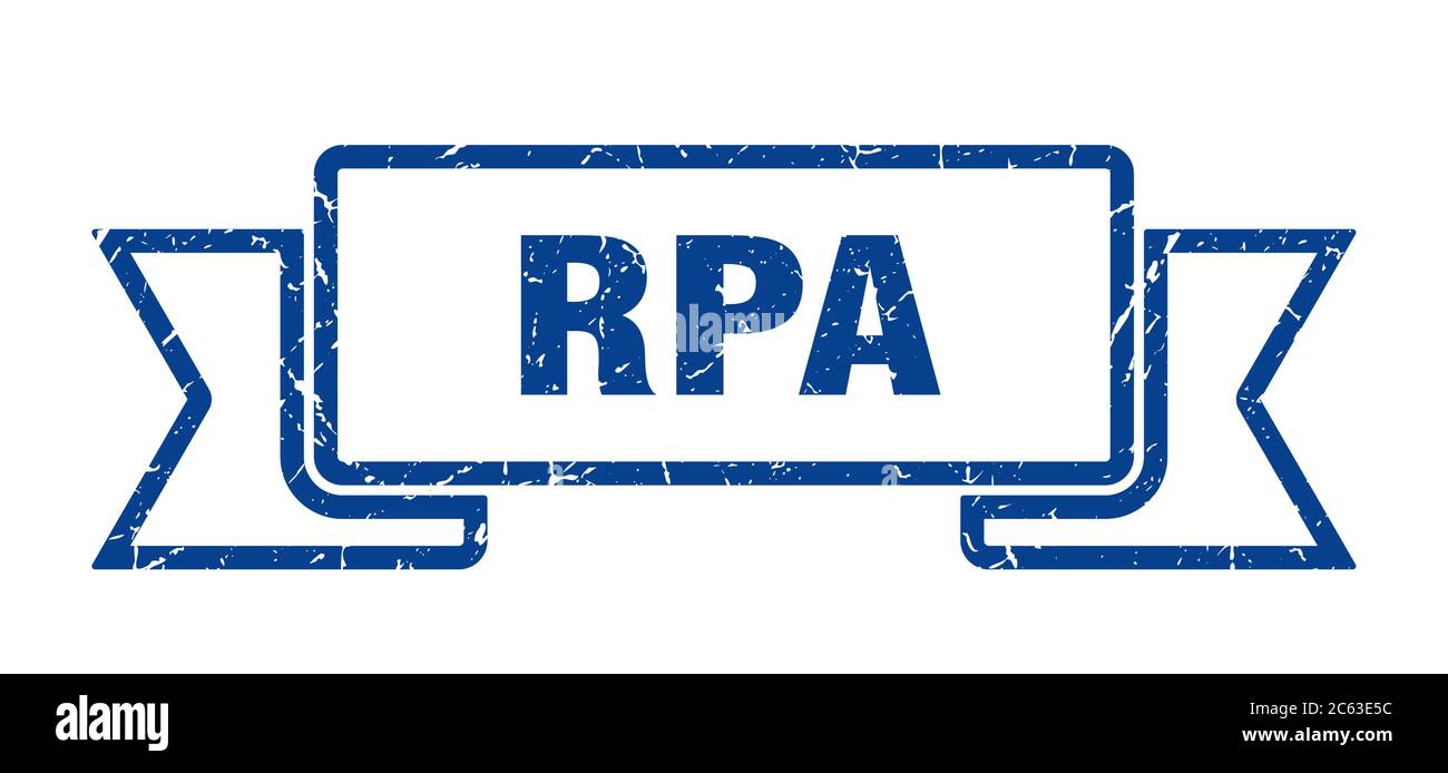 rpa ribbon. rpa grunge band sign. rpa banner Stock Vector Image & Art ...