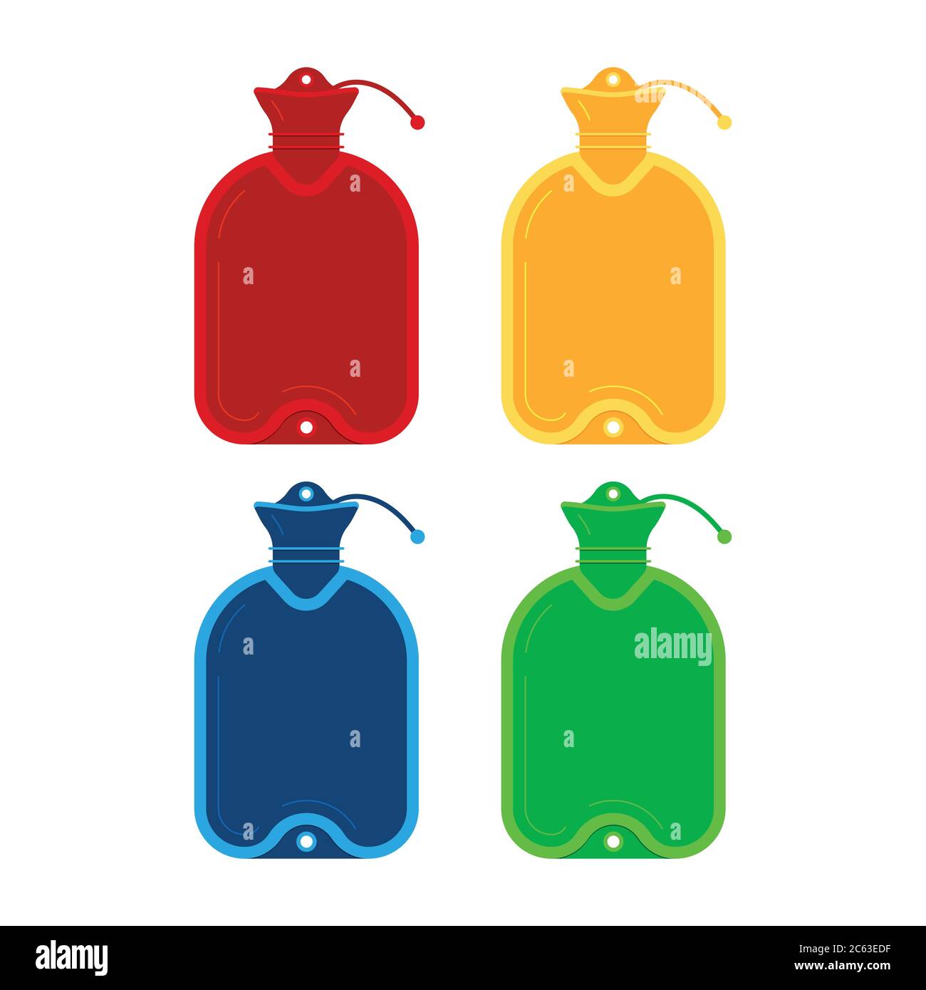Medical warmer icon set isolated on white background Stock Vector Image ...
