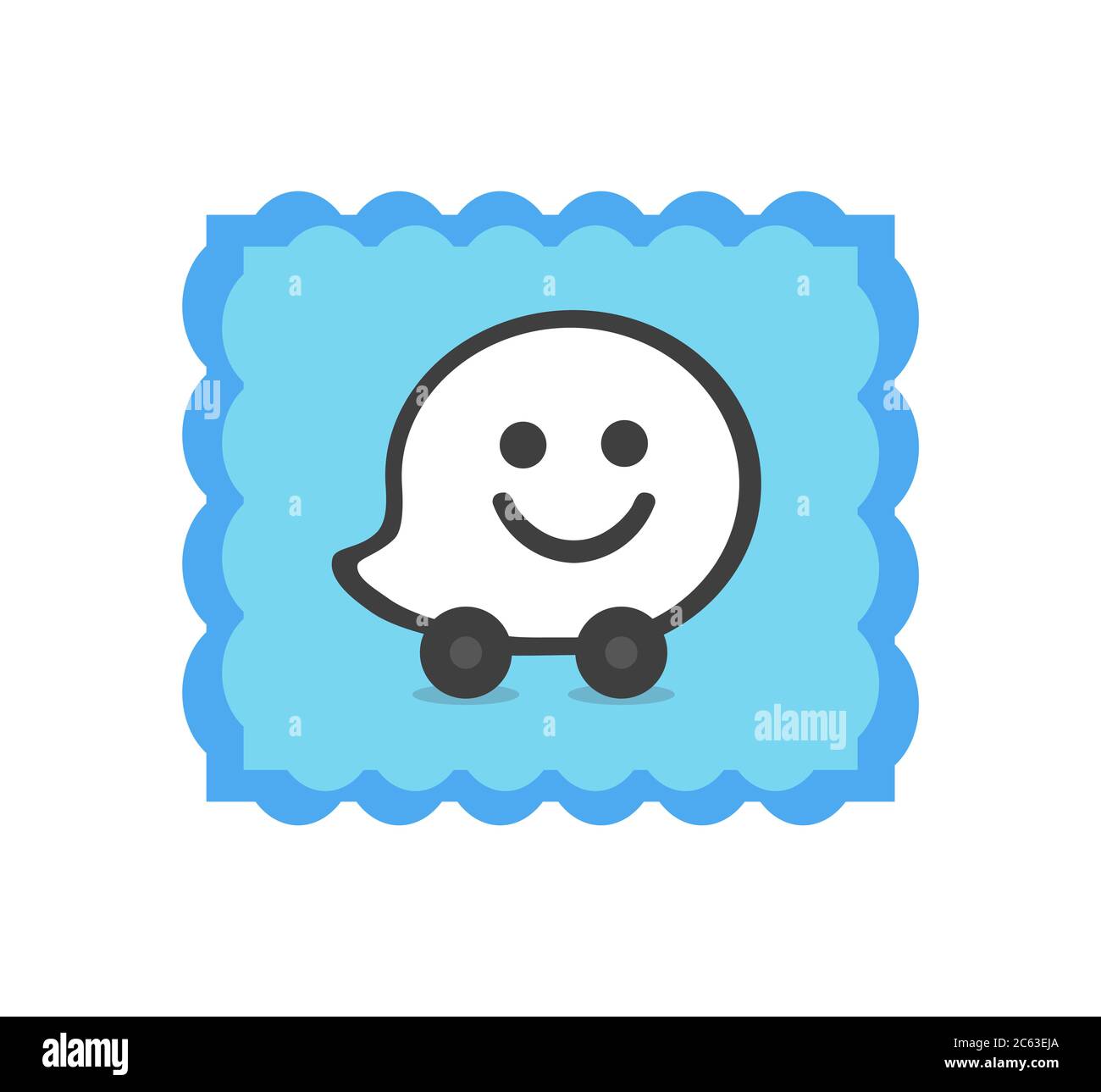 Waze logo hi-res stock photography and images - Alamy