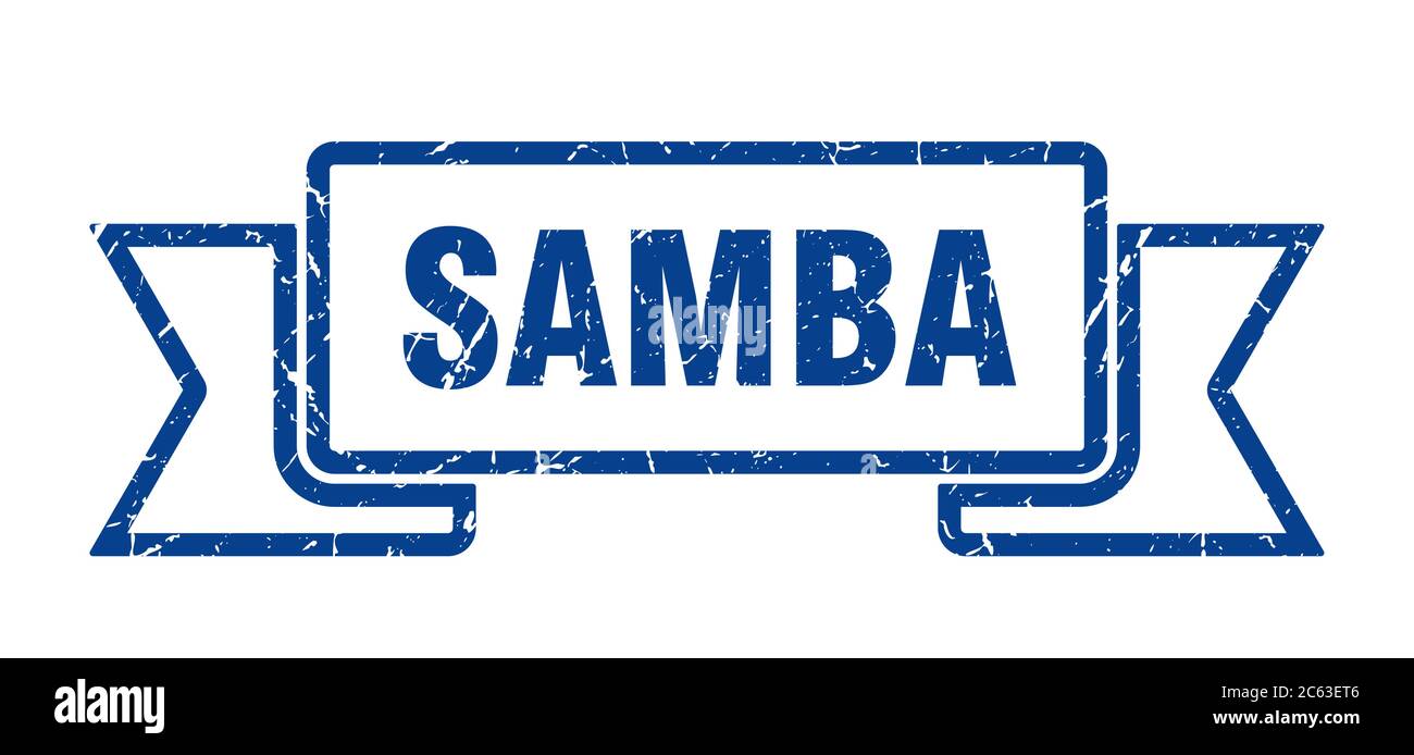 samba ribbon. samba grunge band sign. samba banner Stock Vector Image ...