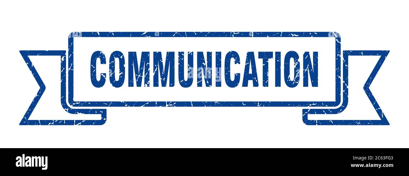 communication ribbon. communication grunge band sign. communication ...