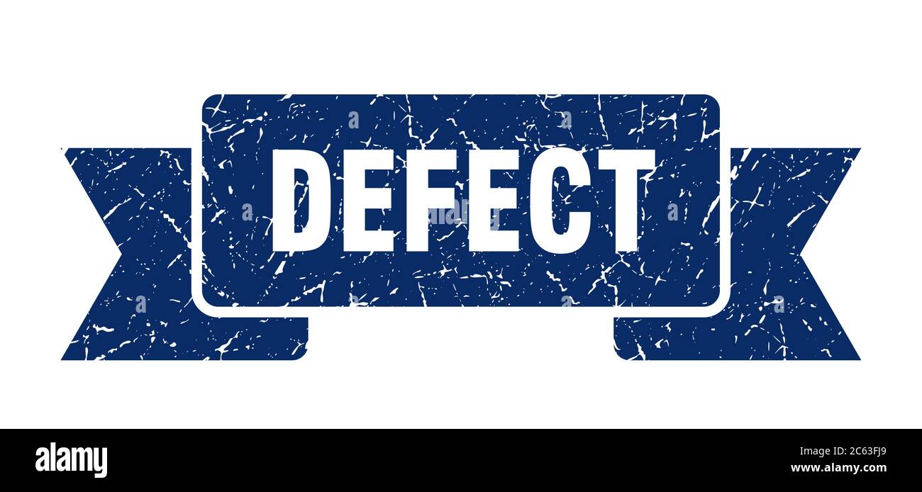 defect ribbon. defect grunge band sign. defect banner Stock Vector ...