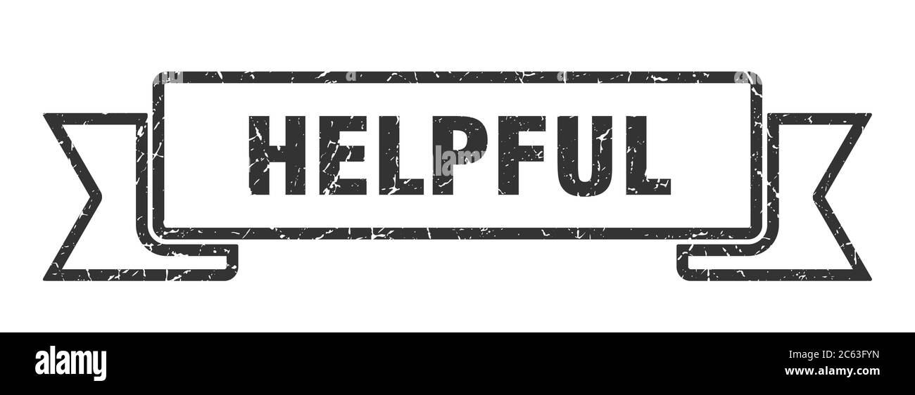 helpful ribbon. helpful grunge band sign. helpful banner Stock Vector ...