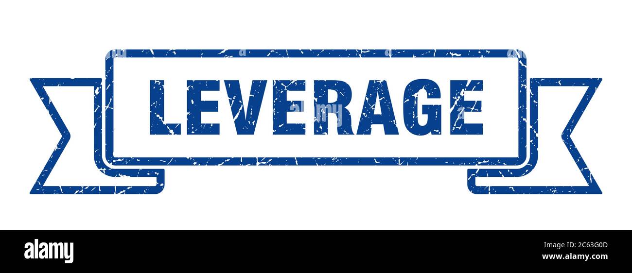 leverage ribbon. leverage grunge band sign. leverage banner Stock ...