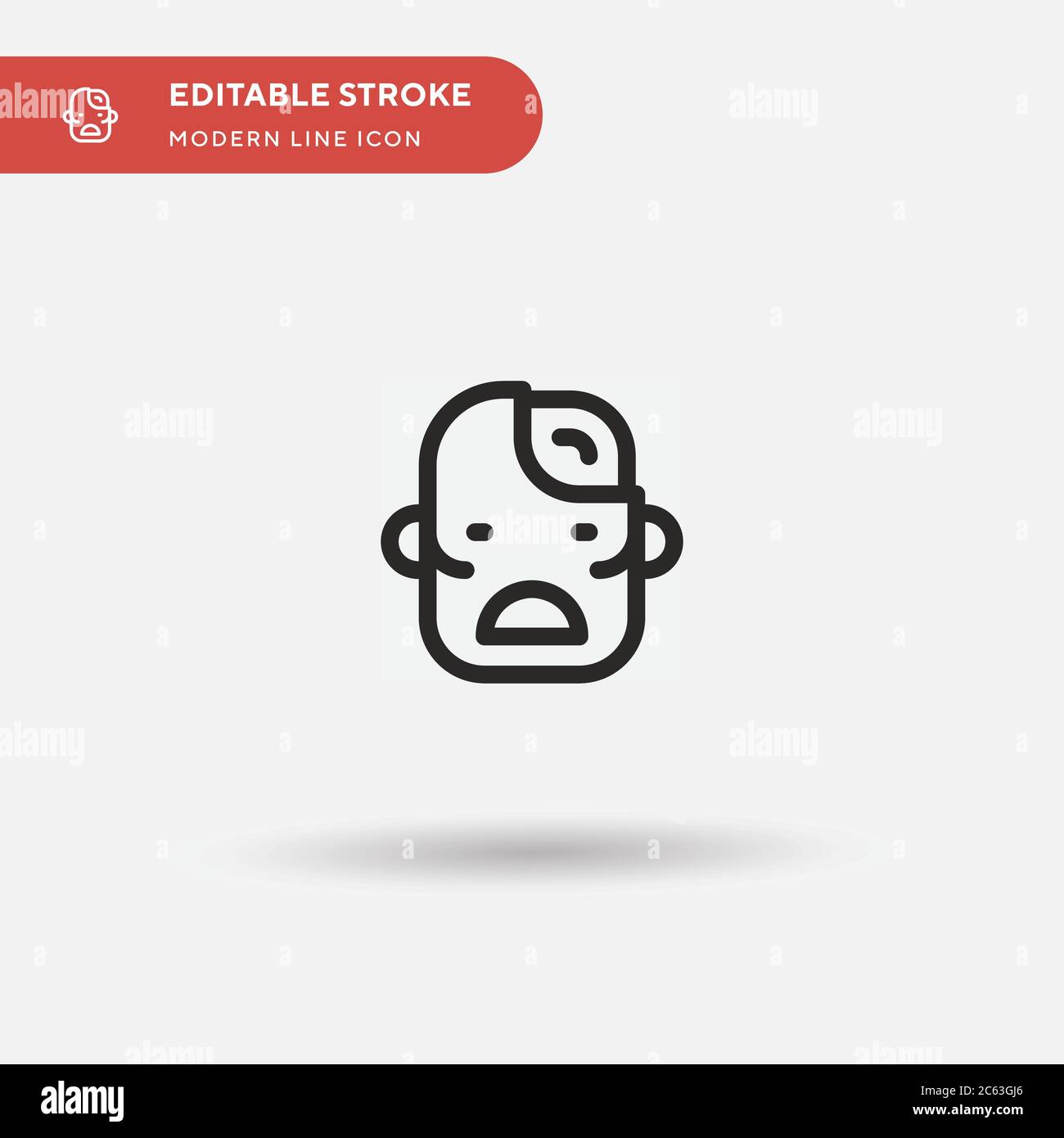Zombie Simple vector icon. Illustration symbol design template for web ...