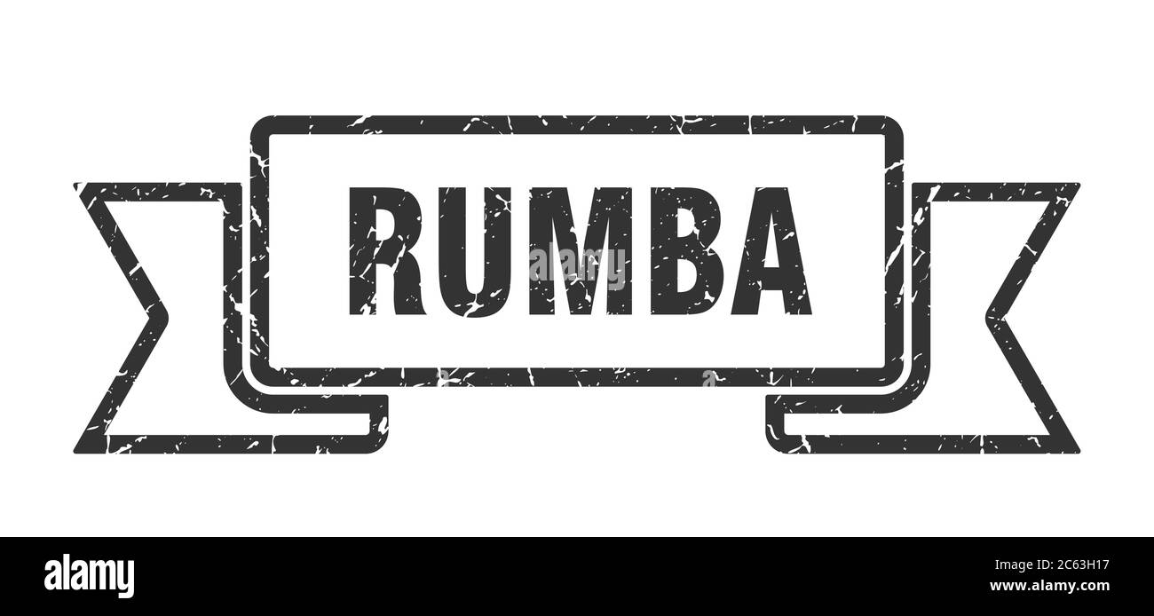 rumba ribbon. rumba grunge band sign. rumba banner Stock Vector Image ...