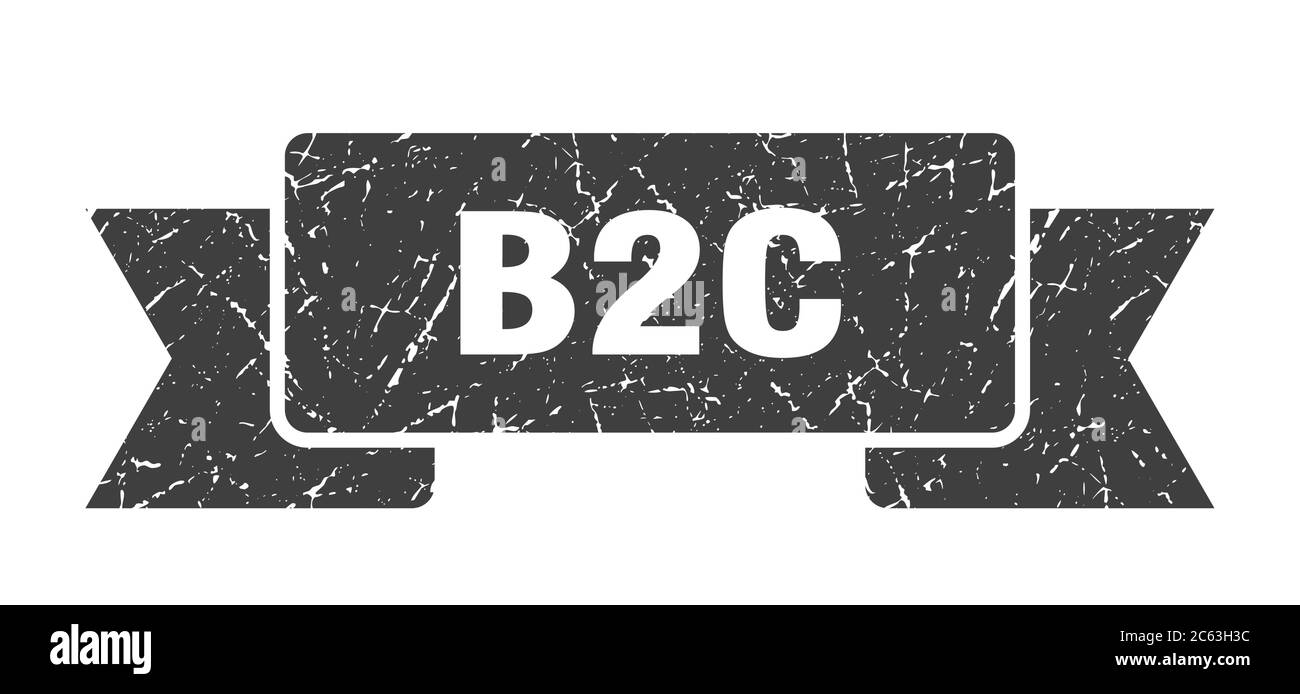 b2c ribbon. b2c grunge band sign. b2c banner Stock Vector Image & Art - Alamy