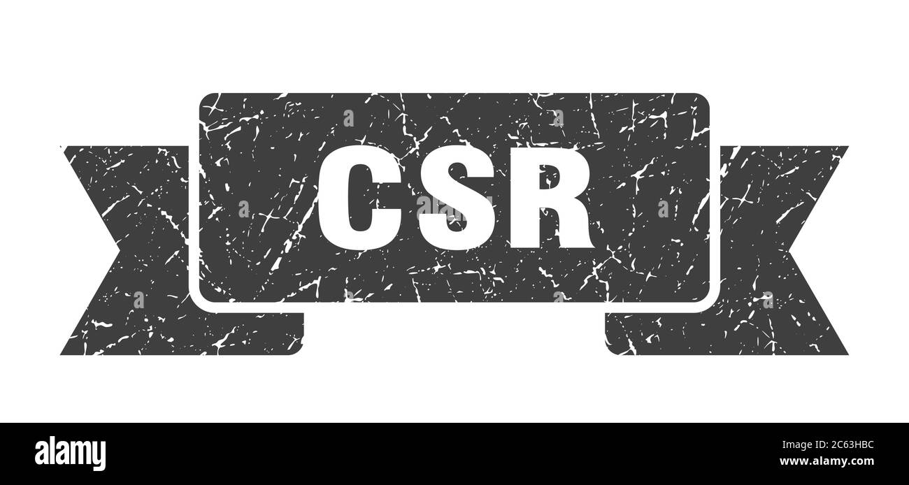 csr ribbon. csr grunge band sign. csr banner Stock Vector Image & Art ...