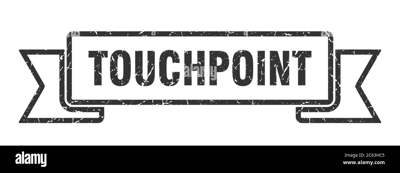 touchpoint ribbon. touchpoint grunge band sign. touchpoint banner Stock ...