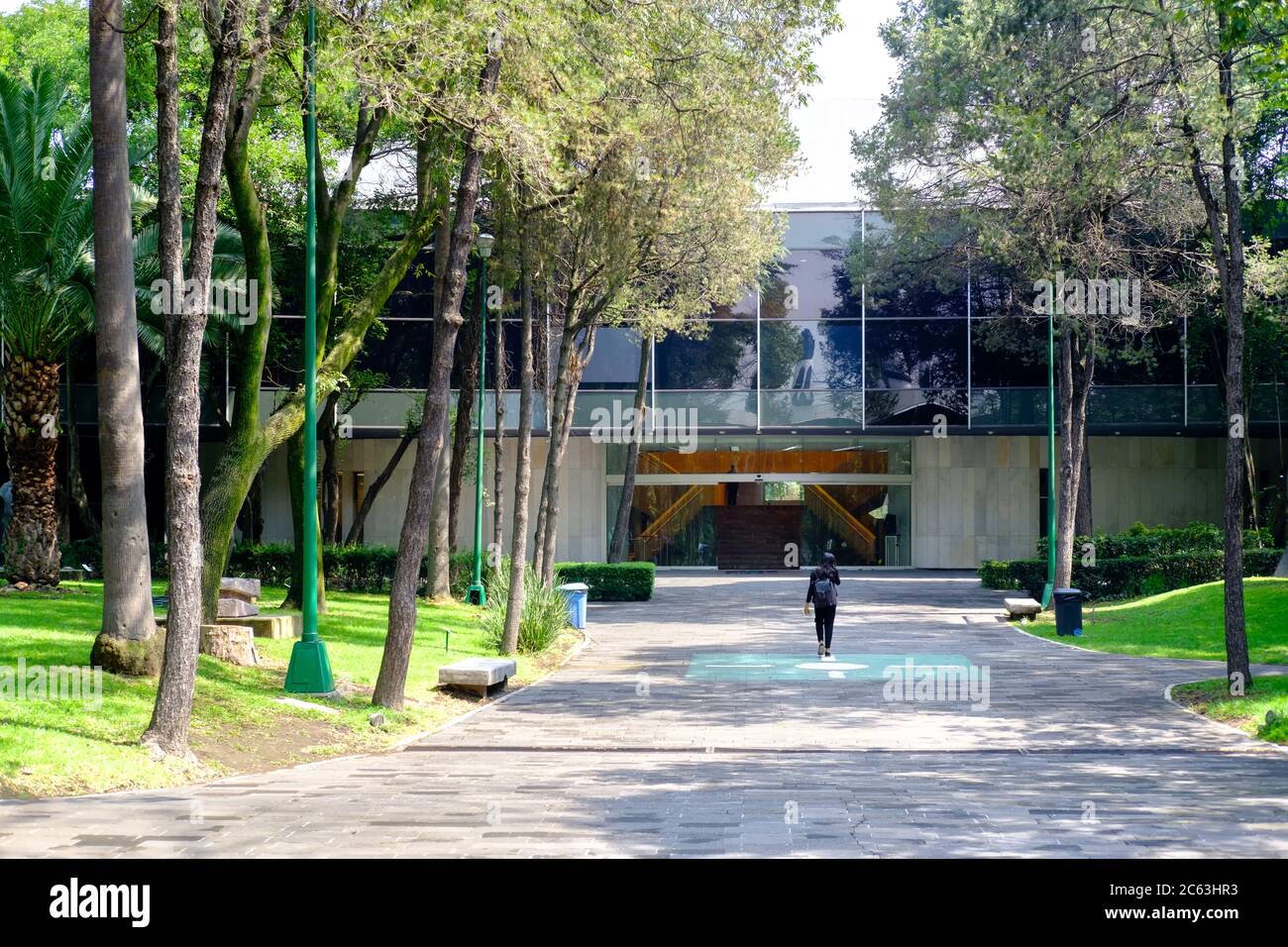 The National Museum of Modern Art at Chapultepec Park in Mexico City ...