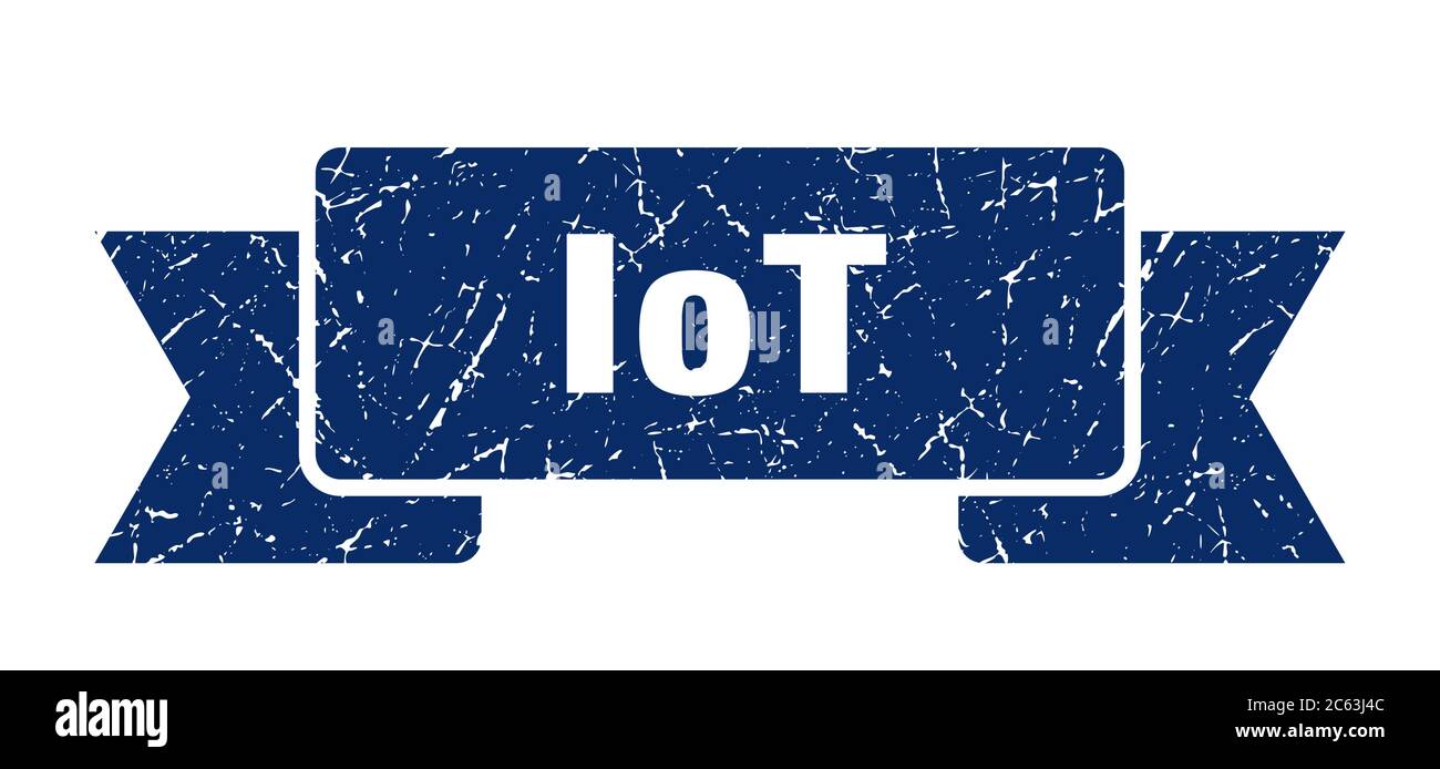 iot ribbon. iot grunge band sign. iot banner Stock Vector Image & Art ...