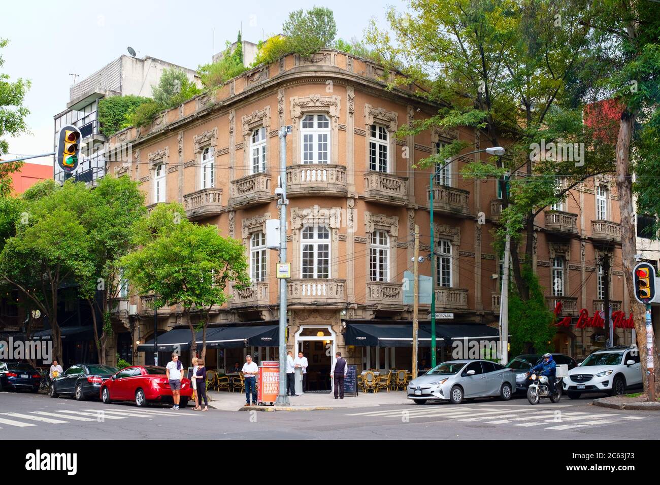 Alvaro Restaurant at the Alvaro Obregon avenue on the fashionable Roma ...