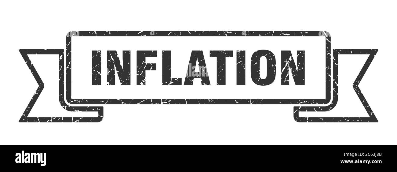inflation ribbon. inflation grunge band sign. inflation banner Stock ...