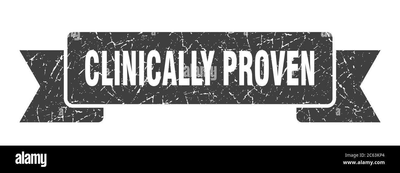 clinically proven ribbon. clinically proven grunge band sign ...