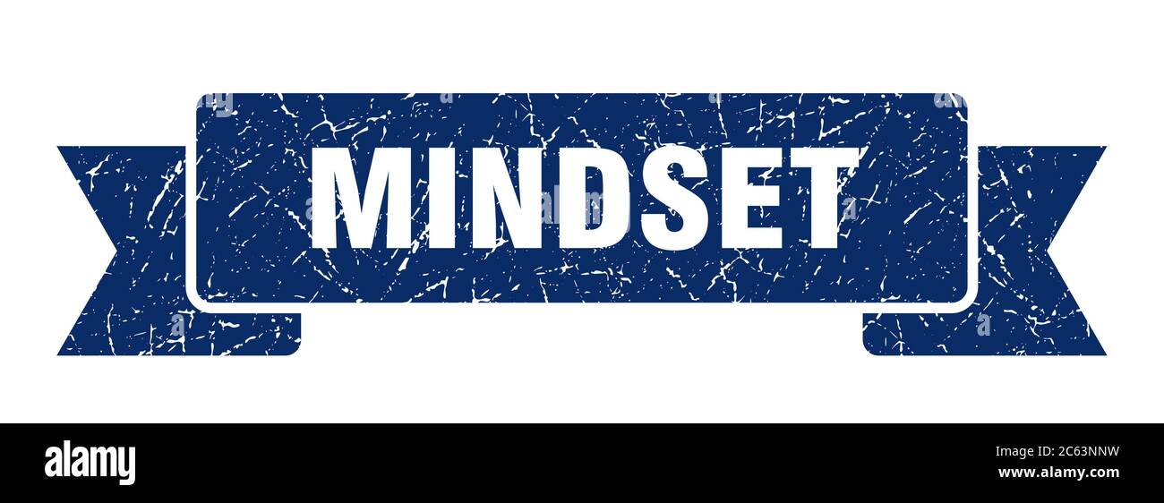 mindset ribbon. mindset grunge band sign. mindset banner Stock Vector ...