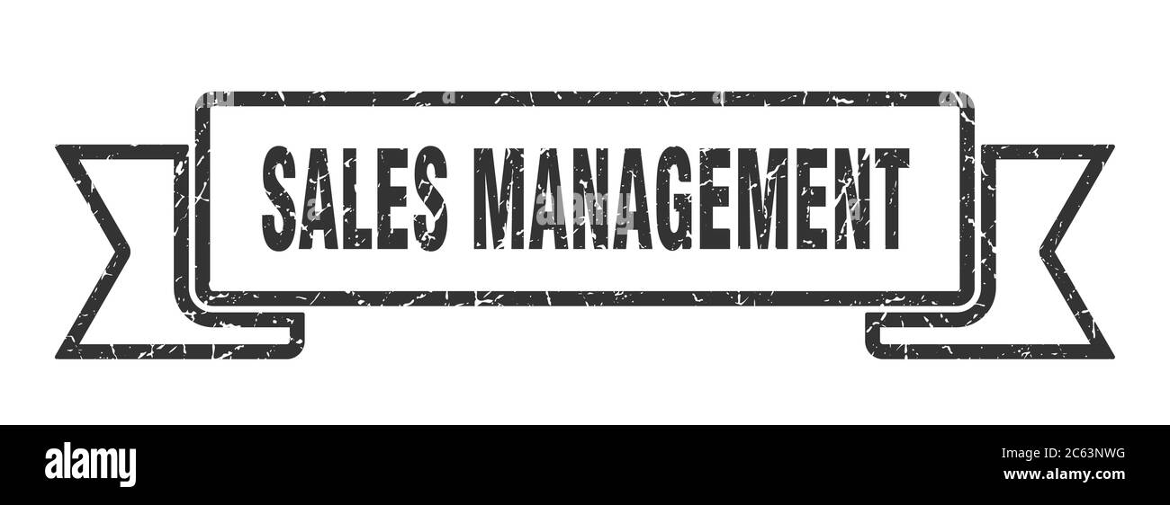 sales management ribbon. sales management grunge band sign. sales ...