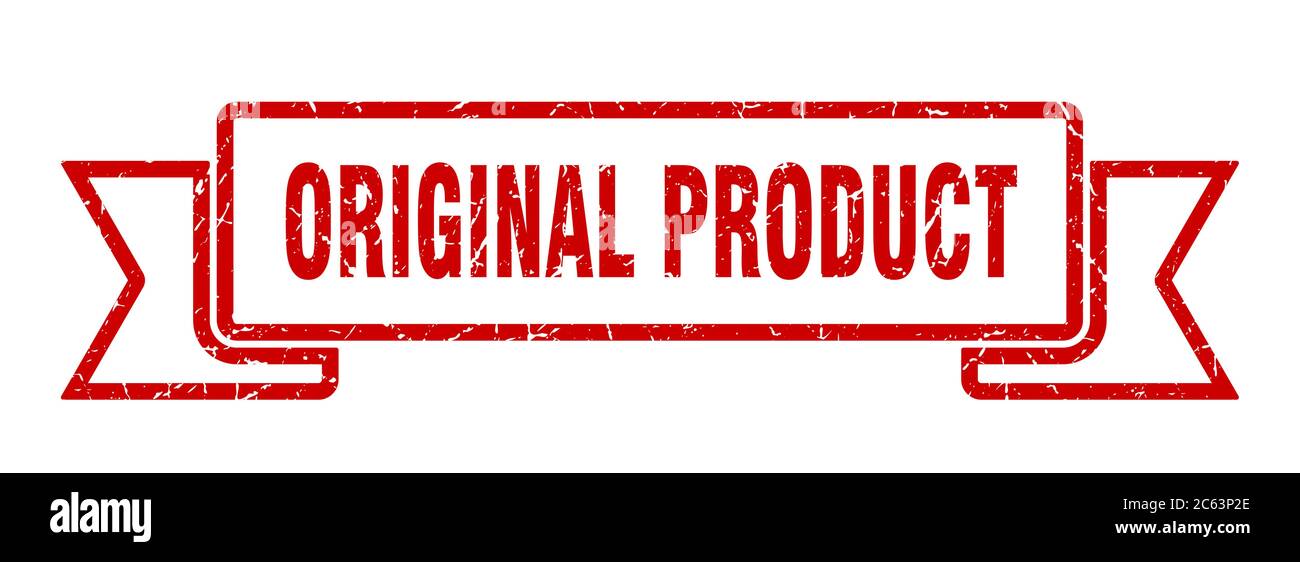 original product ribbon. original product grunge band sign. original ...