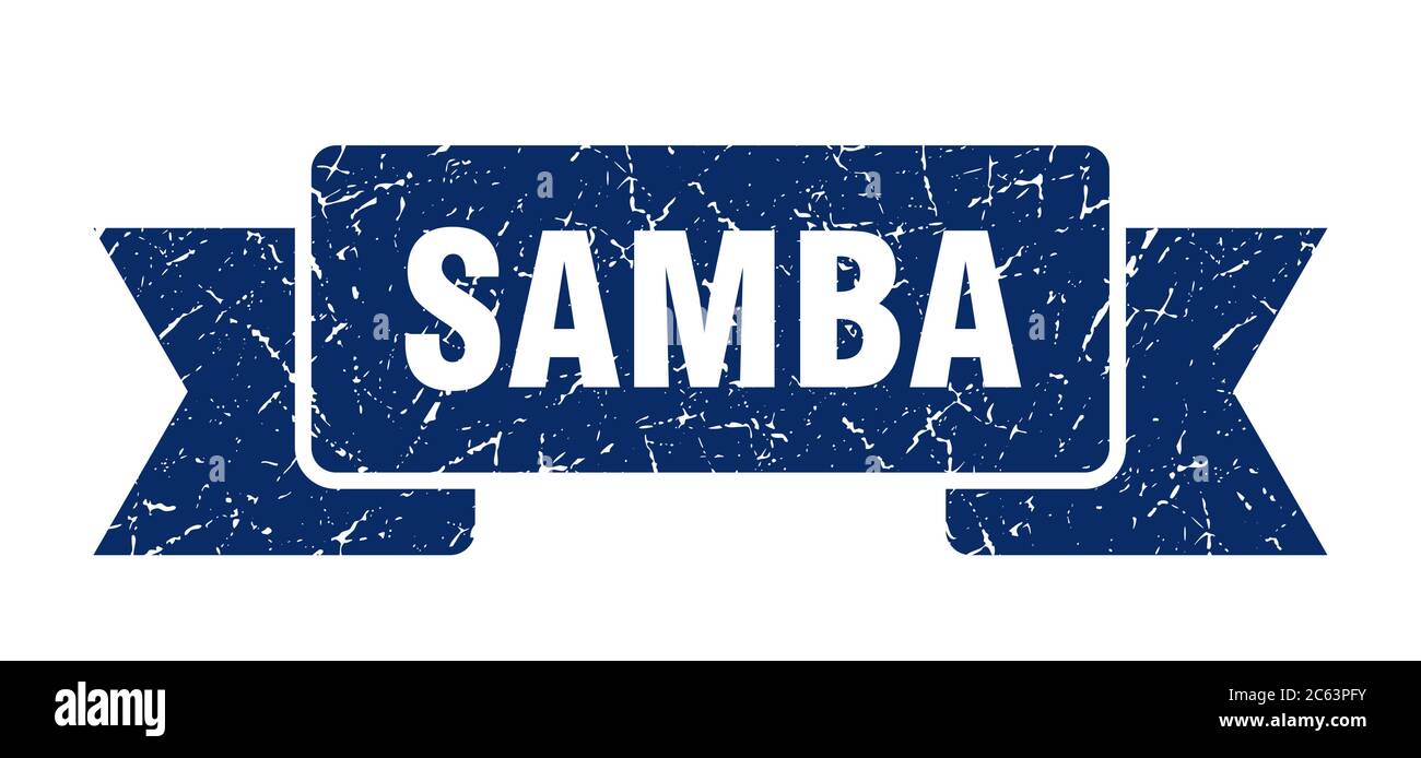 samba ribbon. samba grunge band sign. samba banner Stock Vector Image ...