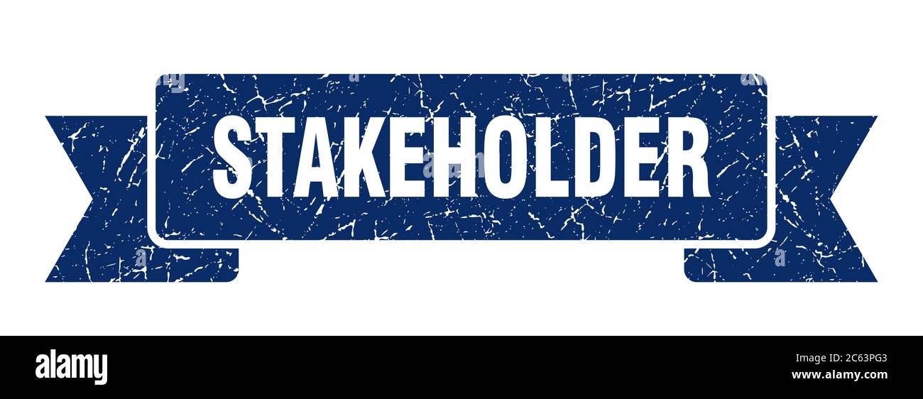 stakeholder ribbon. stakeholder grunge band sign. stakeholder banner ...