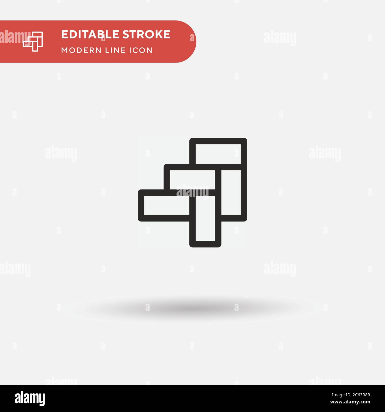 Parquet Simple vector icon. Illustration symbol design template for web ...