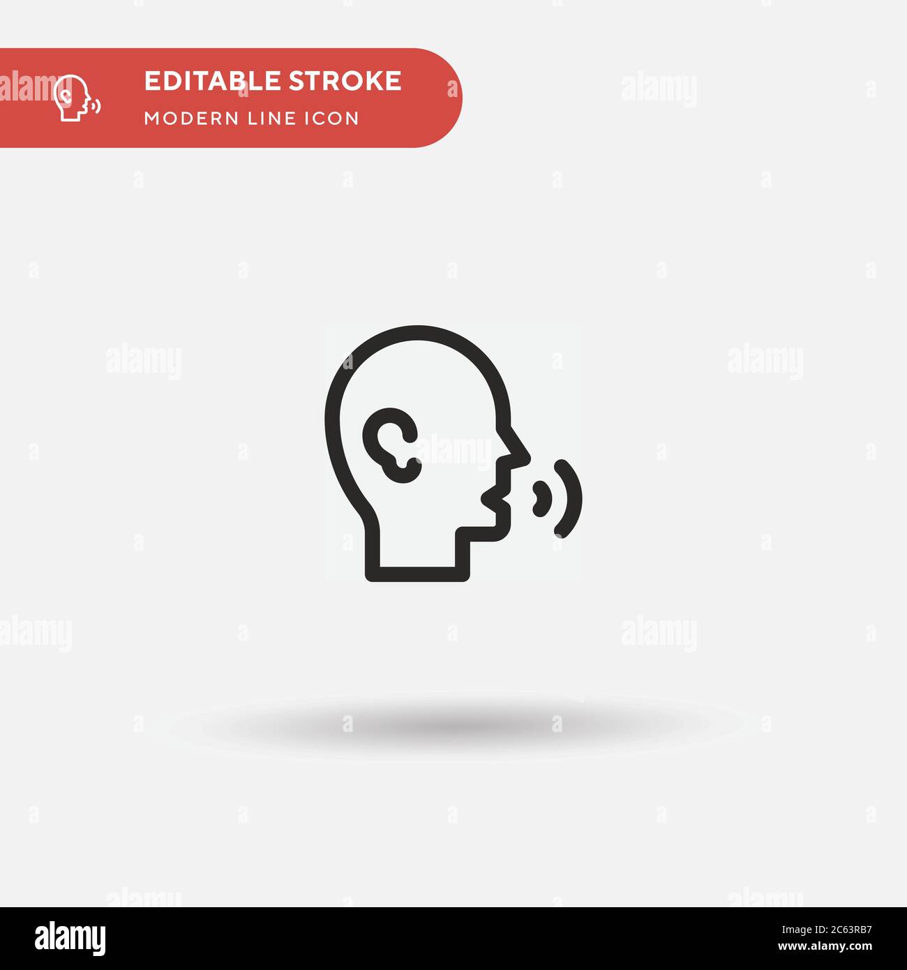 Gossip Simple vector icon. Illustration symbol design template for web ...