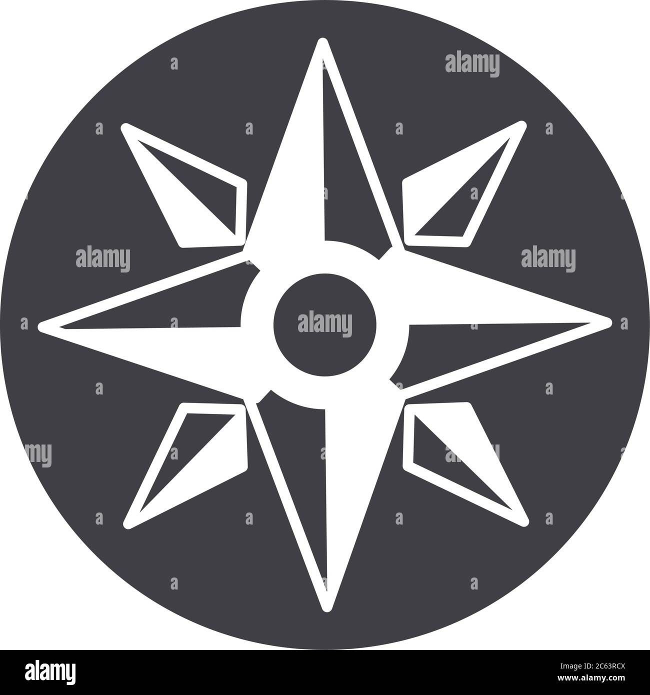 compass rose navigation cartography journey equipment vector ...