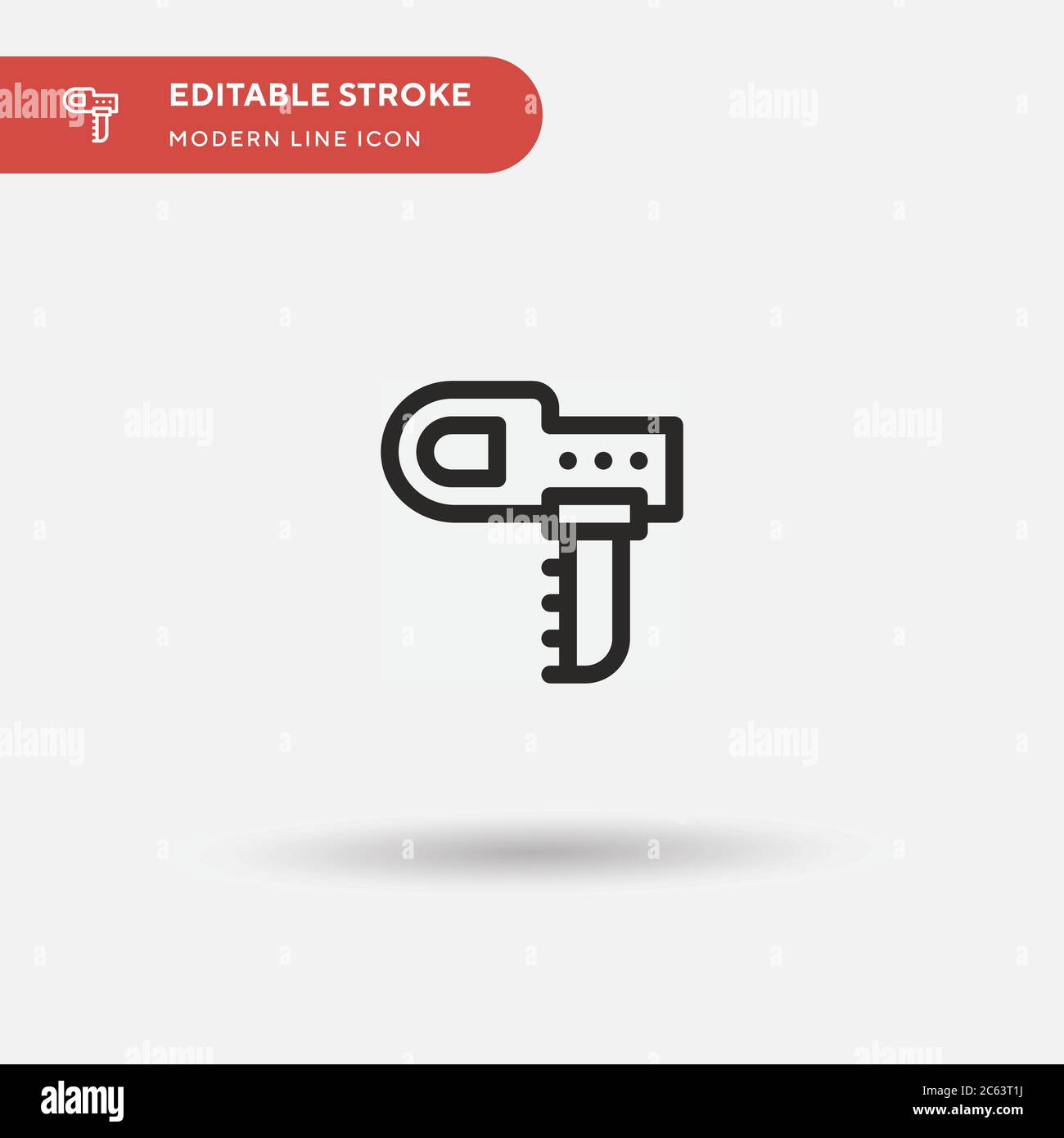 Saw Simple vector icon. Illustration symbol design template for web ...