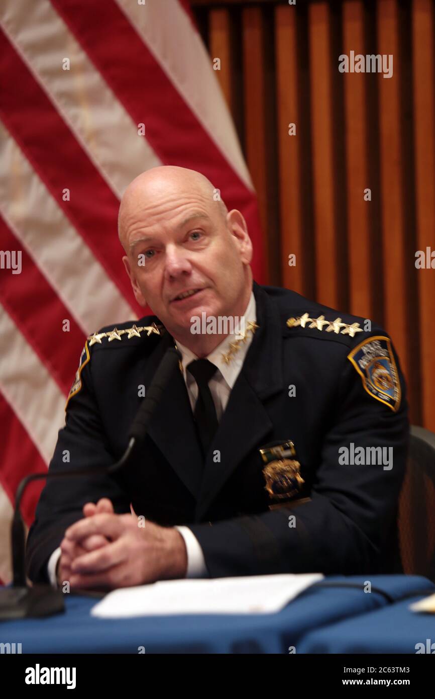 New York, NY, USA. 6th July, 2020. New York City Police Chief Terence ...