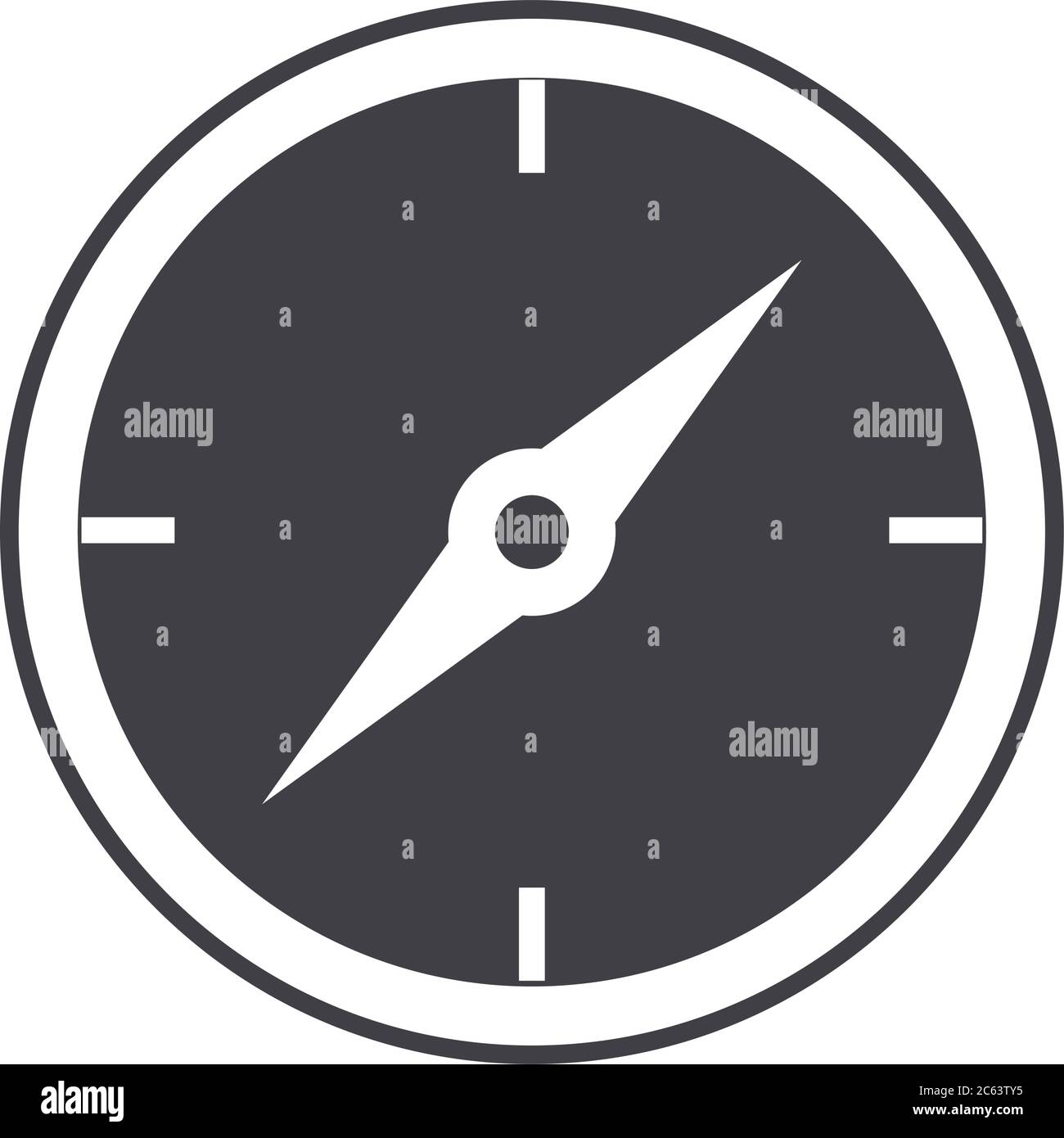compass rose navigation cartography equipment vector illustration line ...