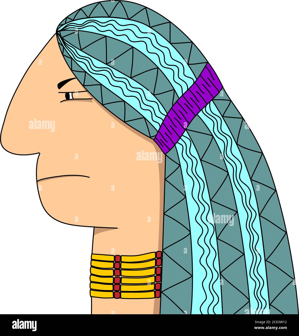 Apache drawing hi-res stock photography and images - Alamy