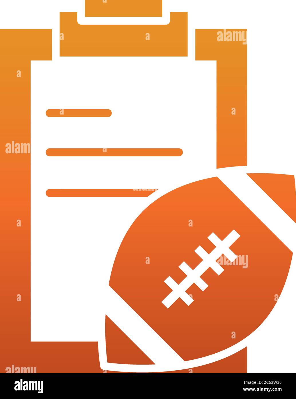 american football clipboard and ball equipment game sport professional ...