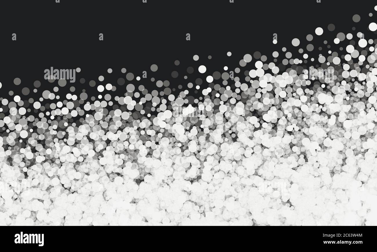 Abstract background of many circles of different sizes and different ...