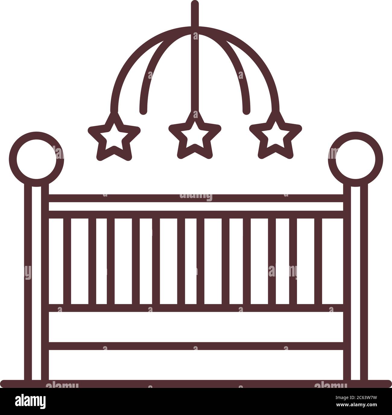 Crib mobile for kids Stock Vector Images - Alamy