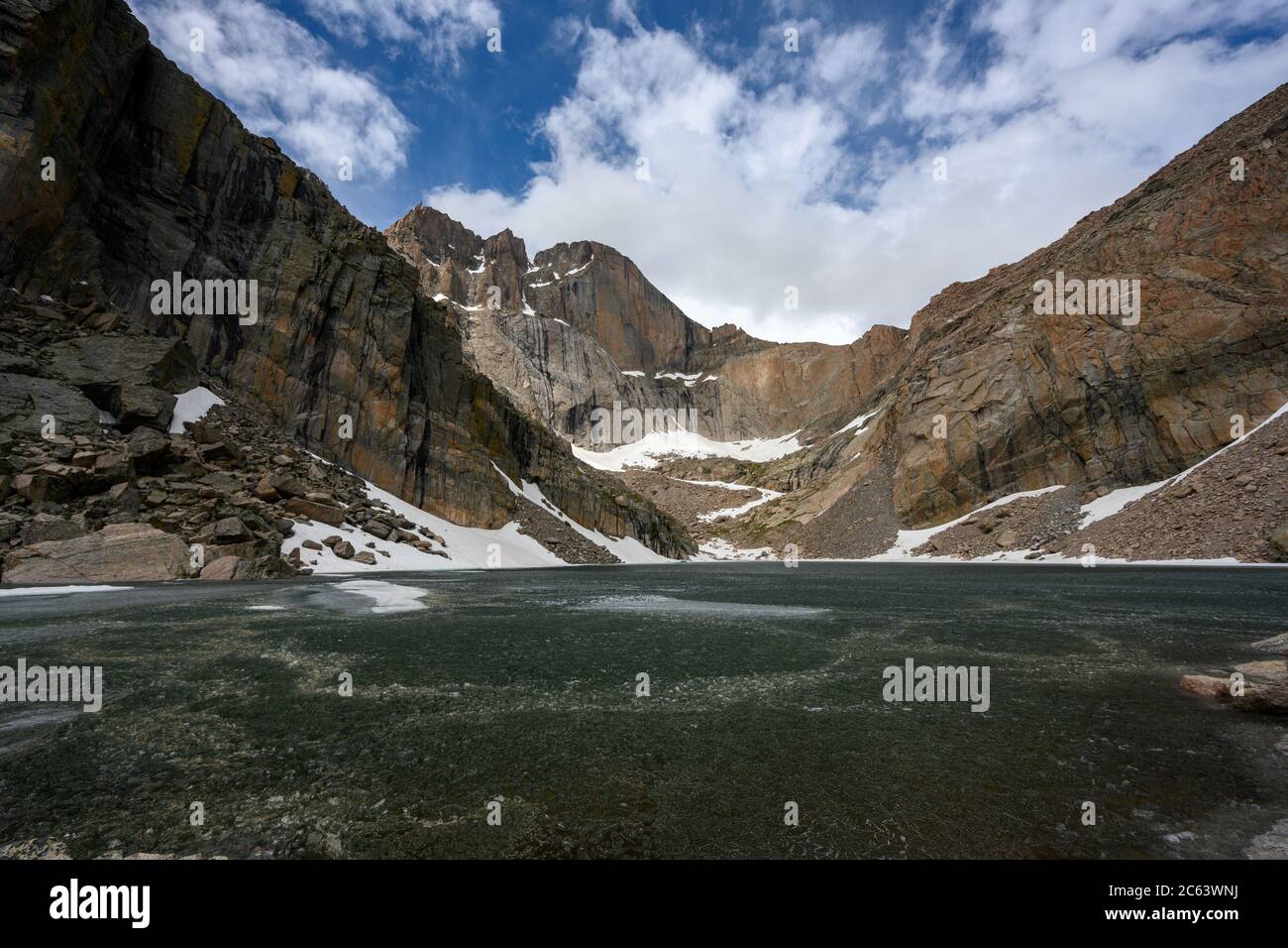 Chasm lake rocky hi-res stock photography and images - Alamy