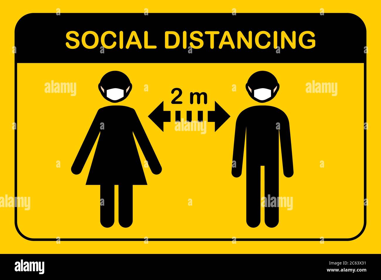 Flat icon man and woman wearing protective in medical face protection ...