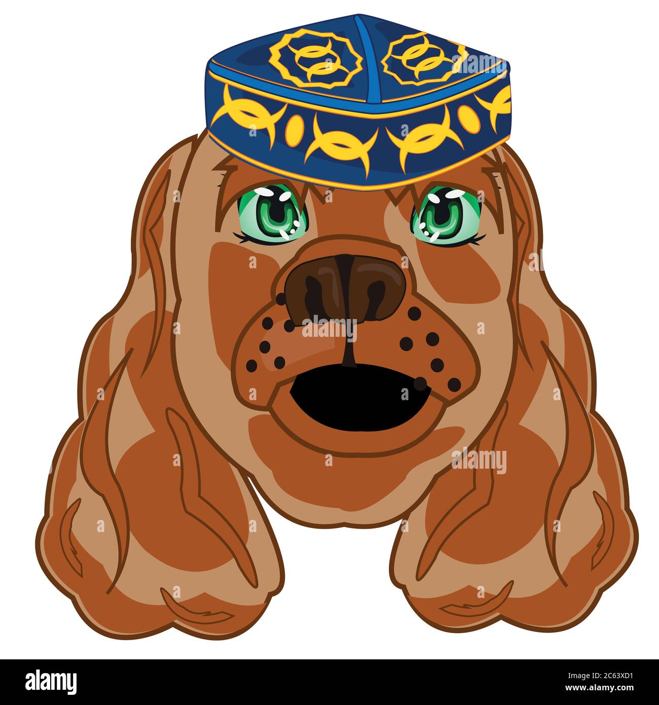 Service animal dog Stock Vector Images - Alamy