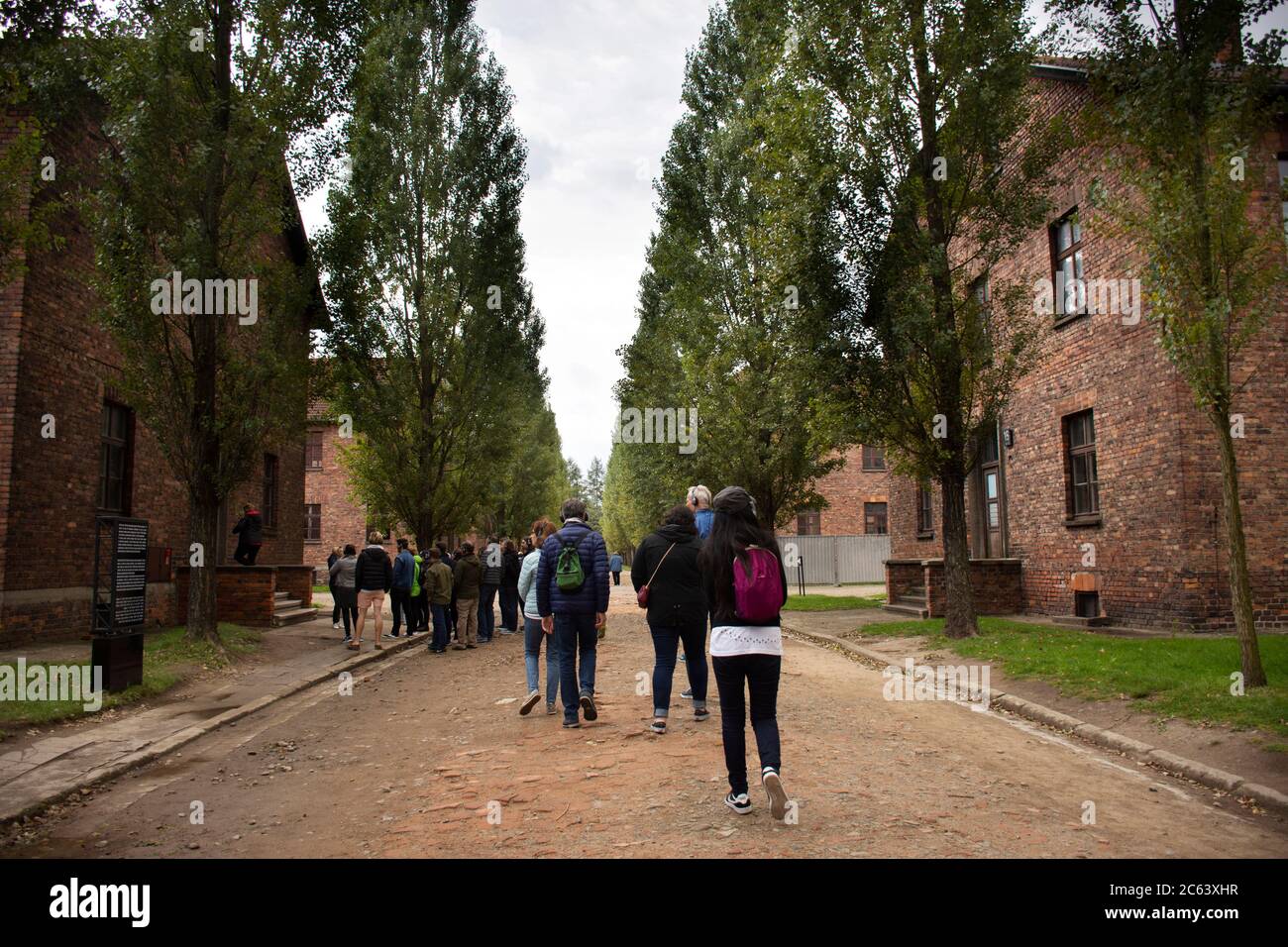 Polish or Pole people and foreign traveler group tour travel visit ...