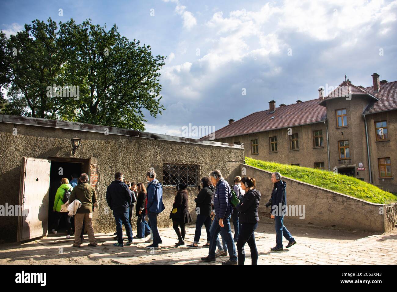 Polish or Pole people and foreign traveler group tour travel visit ...